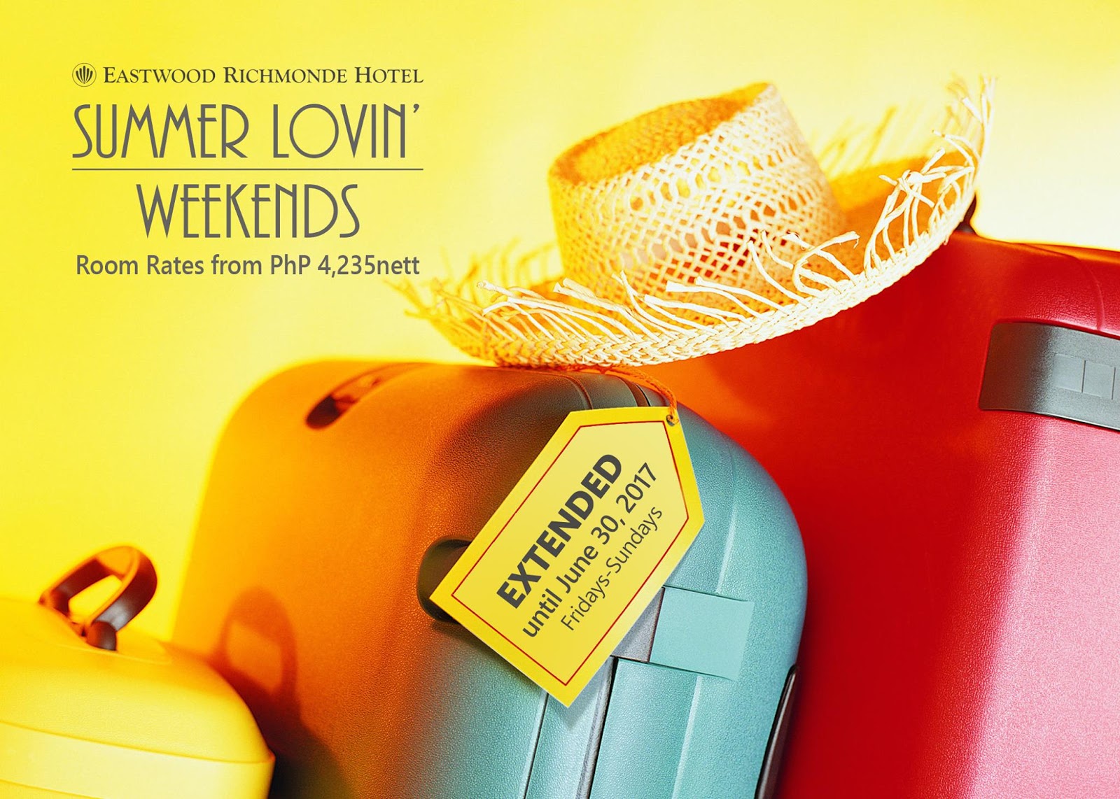 Manila Shopper: Eastwood Richmonde Hotel Summer Lovin' Weekends Promo ...
