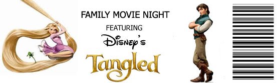 Momma's Playground: Family Movie Night Tickets - Tangled