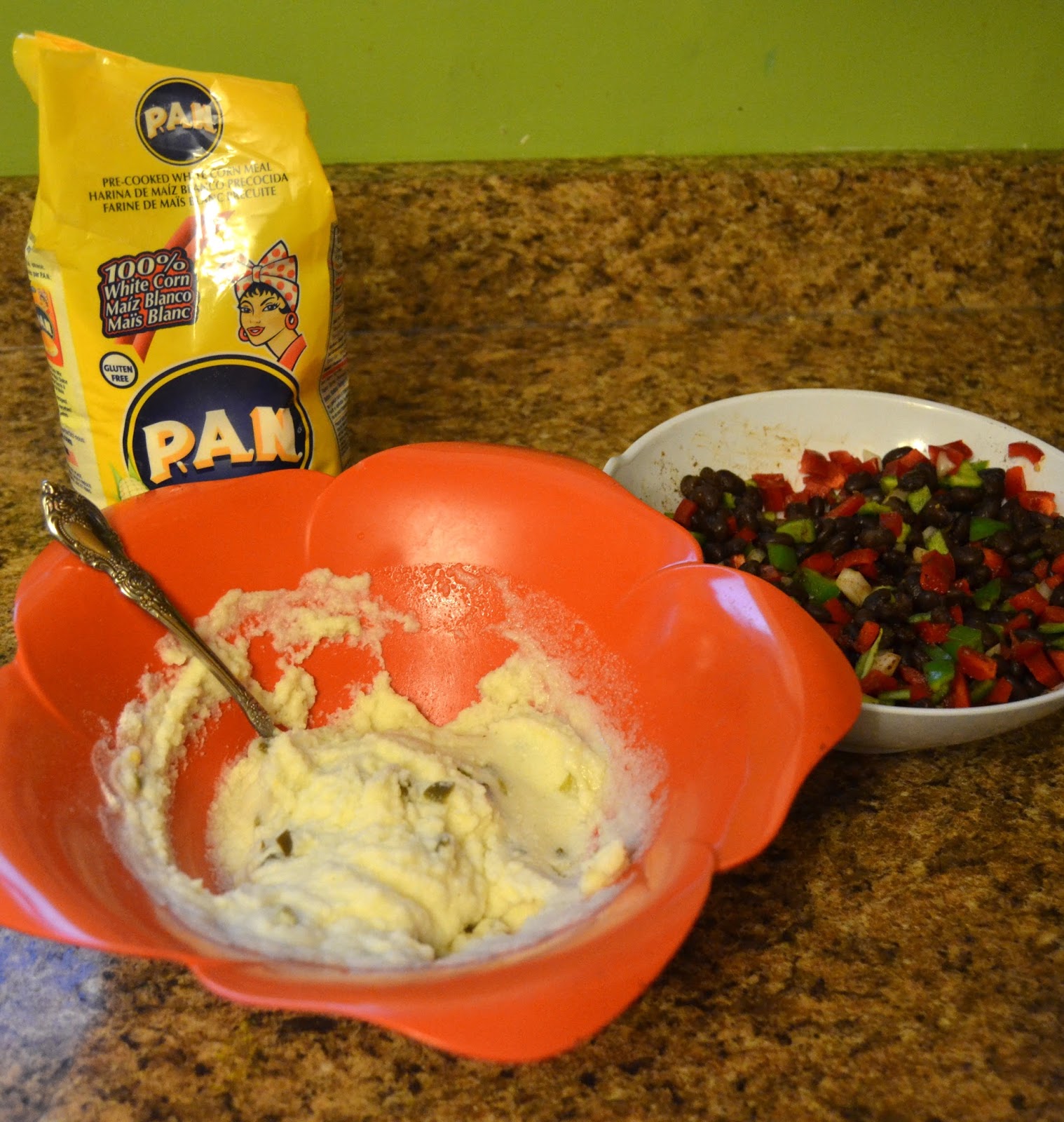 Vegetarian Fajita Arepas | The Nutritionist Reviews