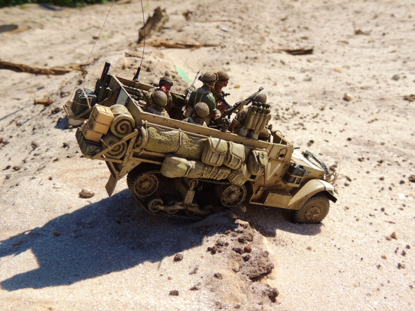 Ed Okun "Modeling Military History": Israeli Army M3 Half-track 1967 ...
