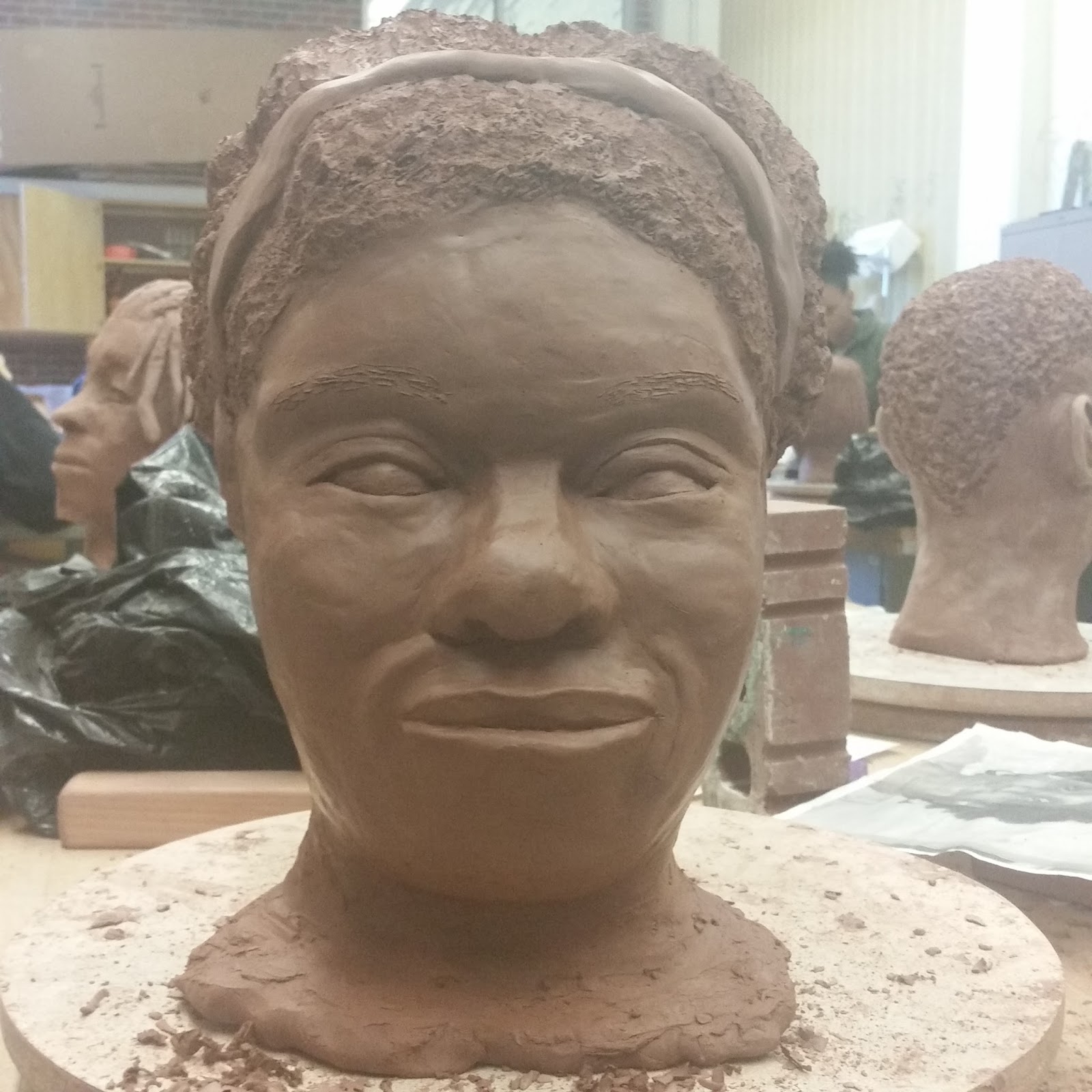 Skoyra The Artist: Sculpture 1: Self Portrait Bust