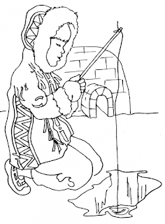 Kids Page: Inuit Coloring Pages