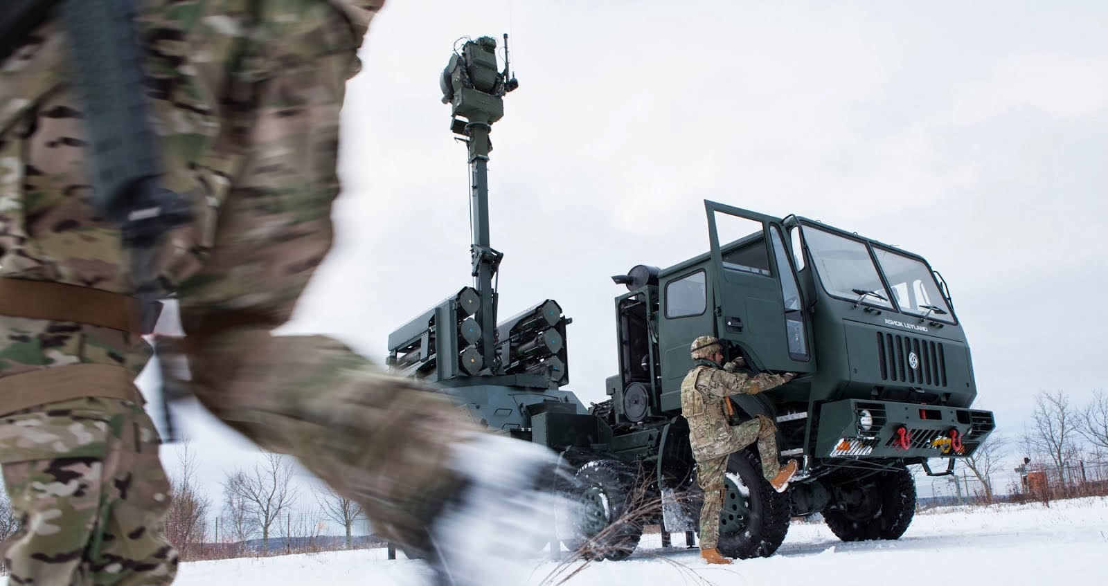 The Saab BAMSE SR-SAM On Ashok Leyland Truck - Livefist