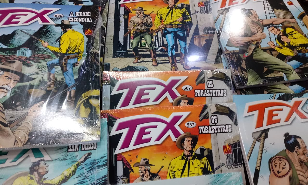 ZONA FRANCA COMICS: TEX ON DEMAND 589 A 586 FORMATO ITALIANO / MYTHOS ...