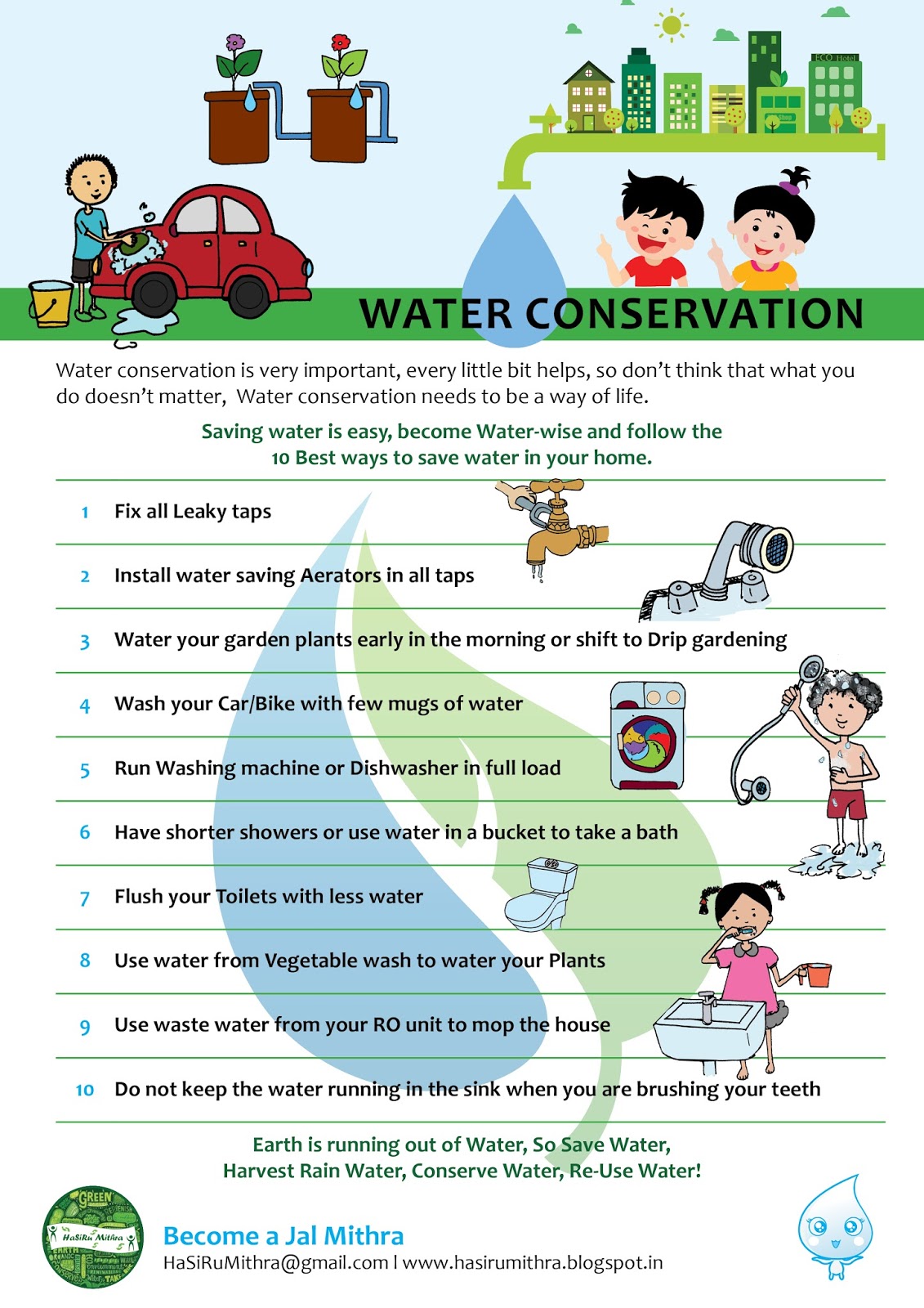 HaSiRu Mithra: Water Conservation - Jal Mithra