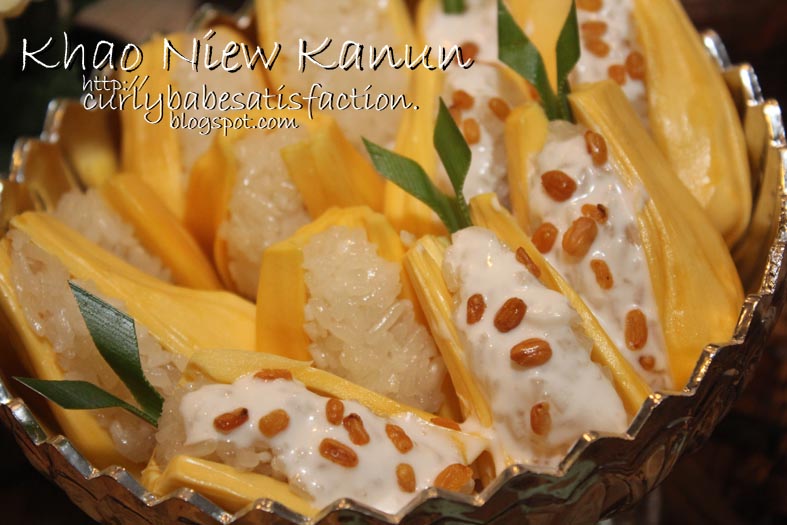 Curlybabe's Satisfaction: Khao Niew Kanun aka Jackfruit Sticky Rice
