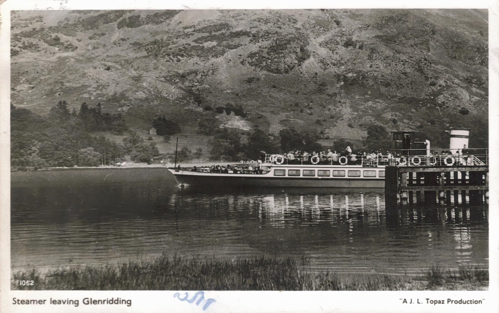 Postcards and Viewcards: 1940s Picture Of Ullswater Steamer Leaving ...