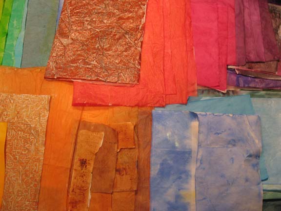 JO REIMER: Painting Papers for Collage