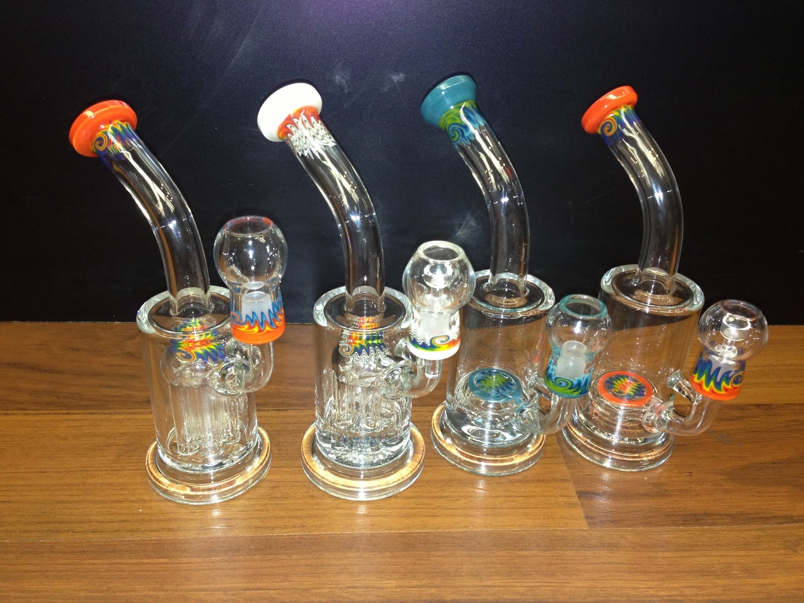 The Bees Knees: Karma Scene Glass Bubblers, 14mm Rigs, Trees and Discs