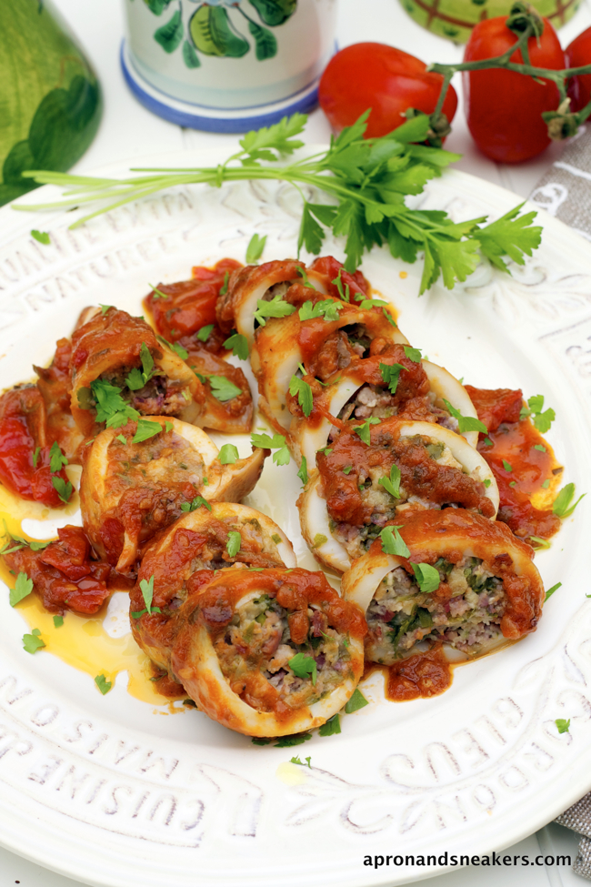 Calamari Ripieni (Stuffed Calamari)