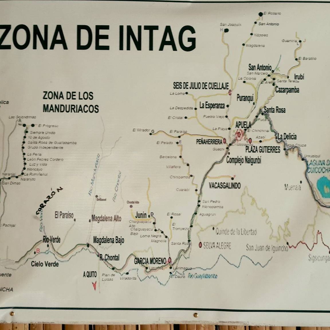 TU DESTINO DE VIAJE ESTA EN INTAG: Mapa