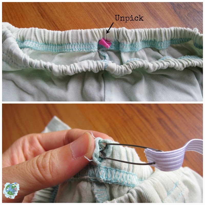Fix It Friday - Elastic Waist Band - Green Issues by Agy