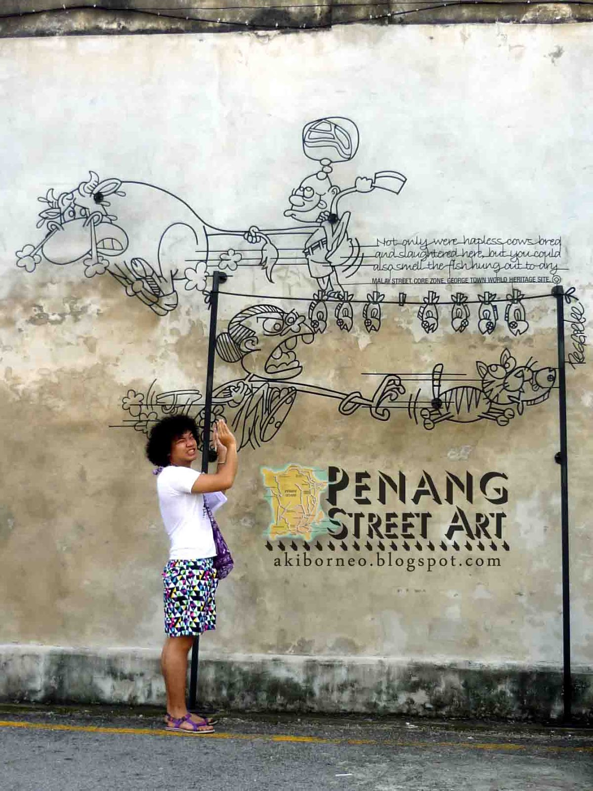 (Pic and Tips) Penang Street Art Hunting [Mural & Steel Sculpture]
