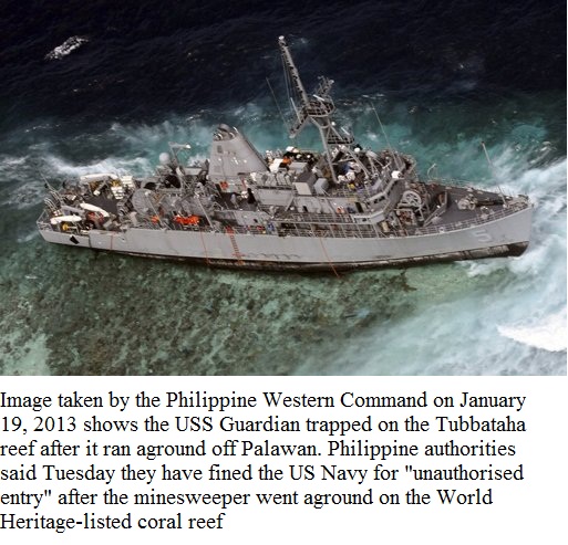 Em Esber Blog 2: USS Guardian grounded at Tubbataha Reef