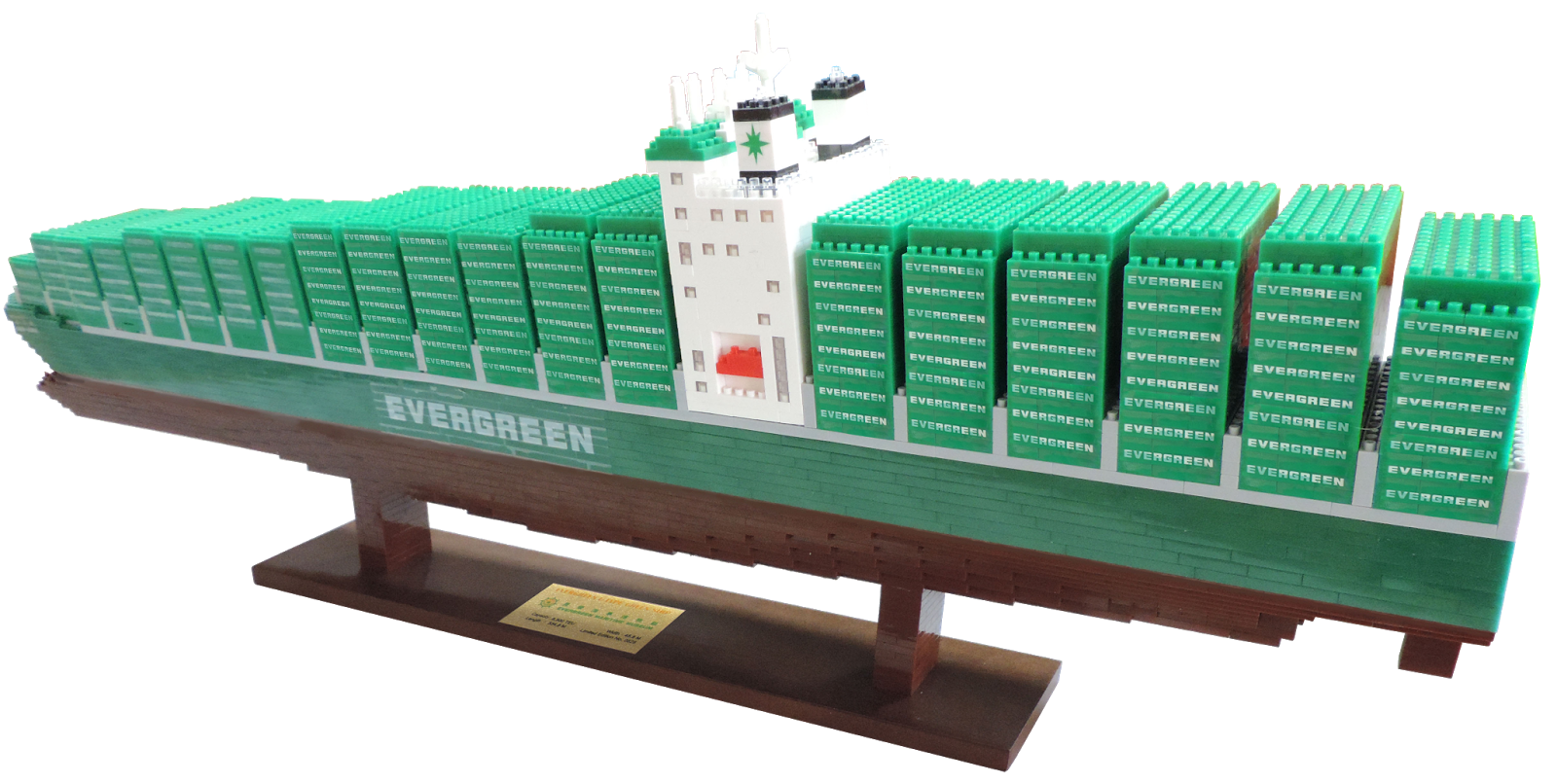 Minibricksworld: Tico Taiwan-Evergreen Maritime Container Ship (Limited ...