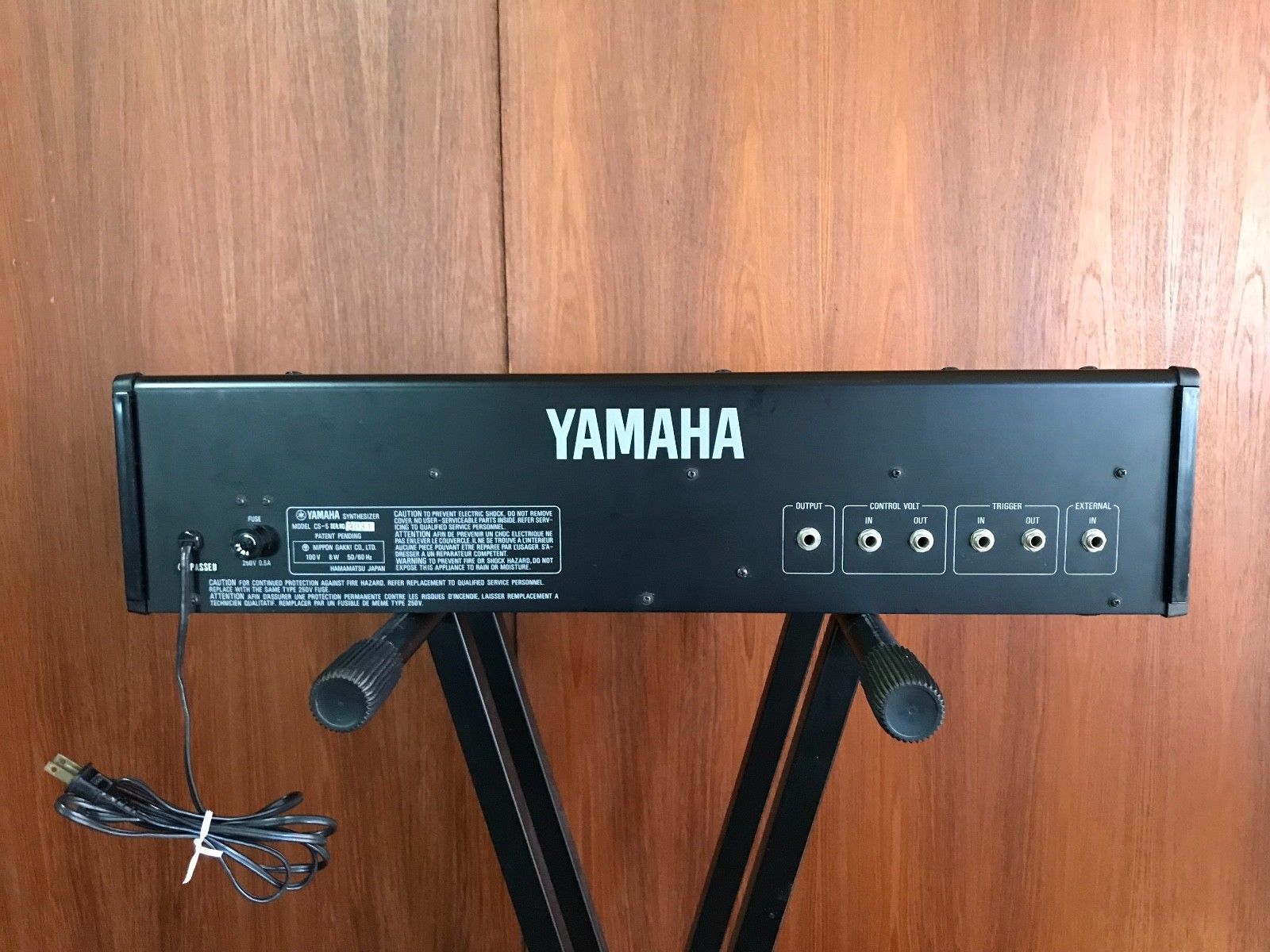 MATRIXSYNTH: Yamaha CS-5 CS5 vintage monophonic analog synthesizer SN 3031