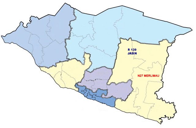 Peta Melaka: Peta Negeri Melaka