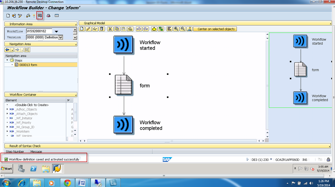 An Sap Consultant Sap Workflow Form Step