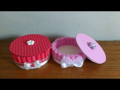 Crear con foamy: Crea hermosas cajitas de foamy usando esta técnica