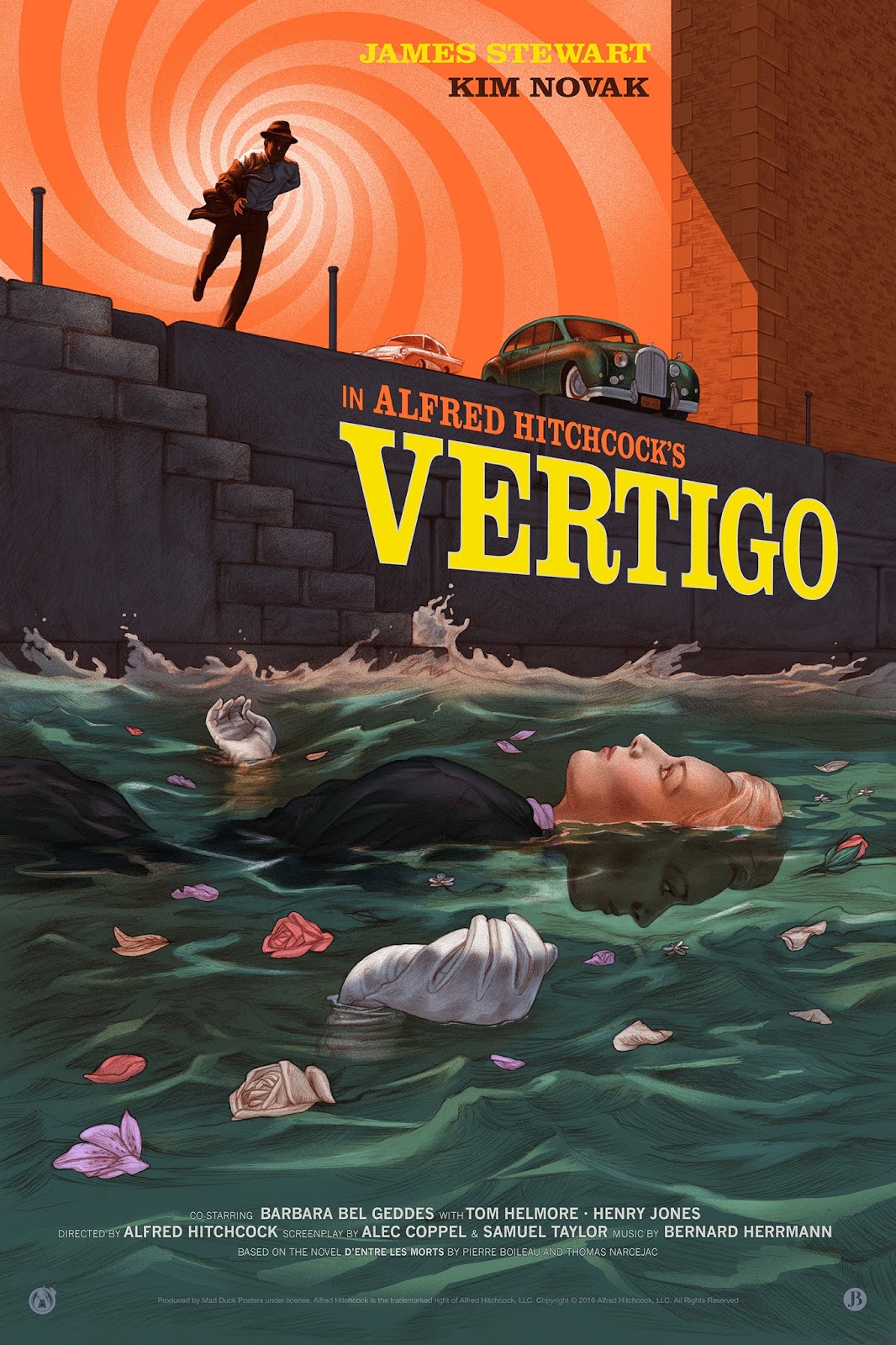 INSIDE THE ROCK POSTER FRAME BLOG: Jonathan Burton Vertigo Movie Poster ...