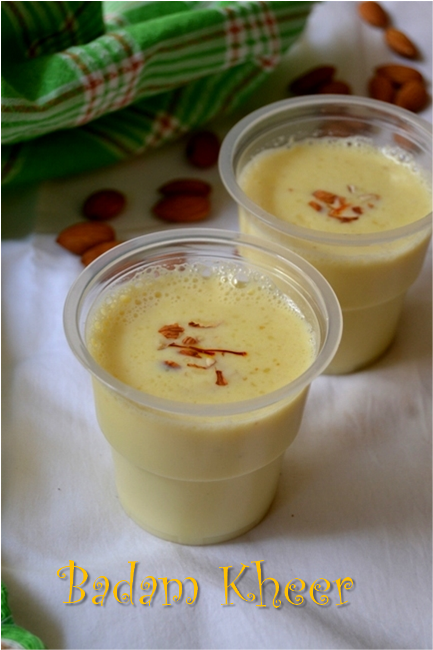 Vaniensamayalarai: Badam Kheer / Almond Kheer