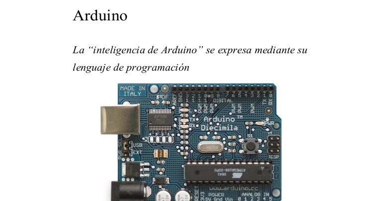 Manual de Programación Arduino. José Manuel Ruiz Gutiérrez | LdeIyE