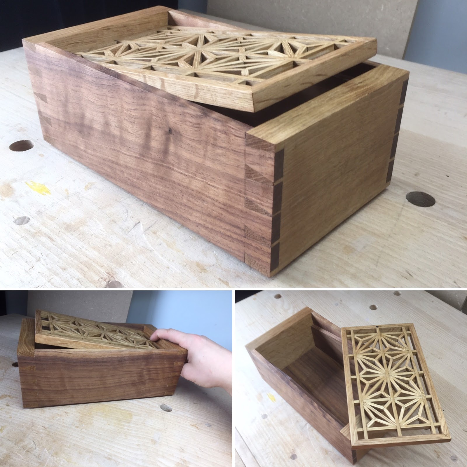 Kumiko Dovetail Box - Finished