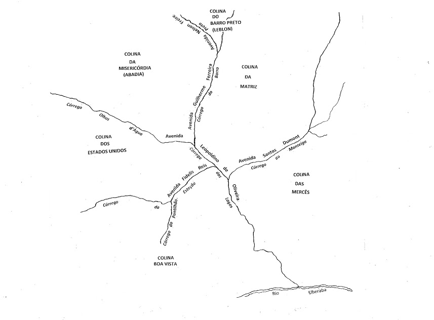Uberaba: “uma cidade entre córregos e colinas”
