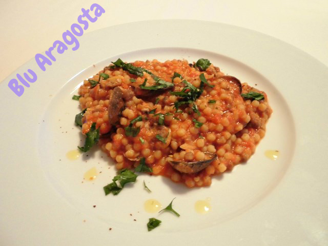 Sa fregula con le vongole da L'aragosta blu su Akkiapparicette