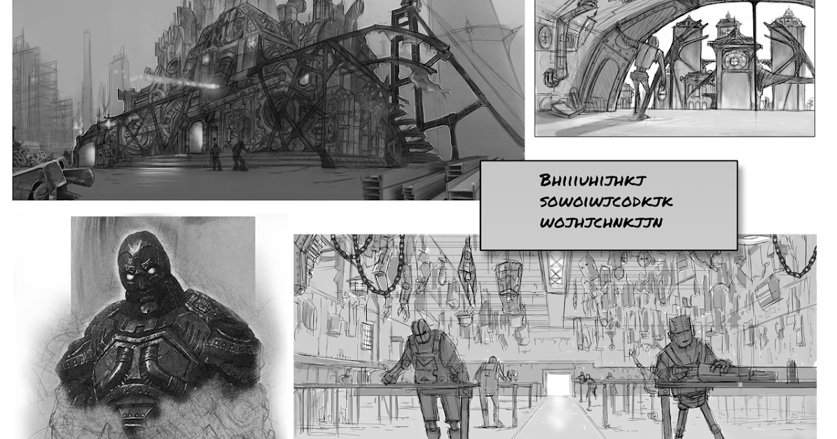 Tom.Zuber.Art: Graphic Comic rough layouts