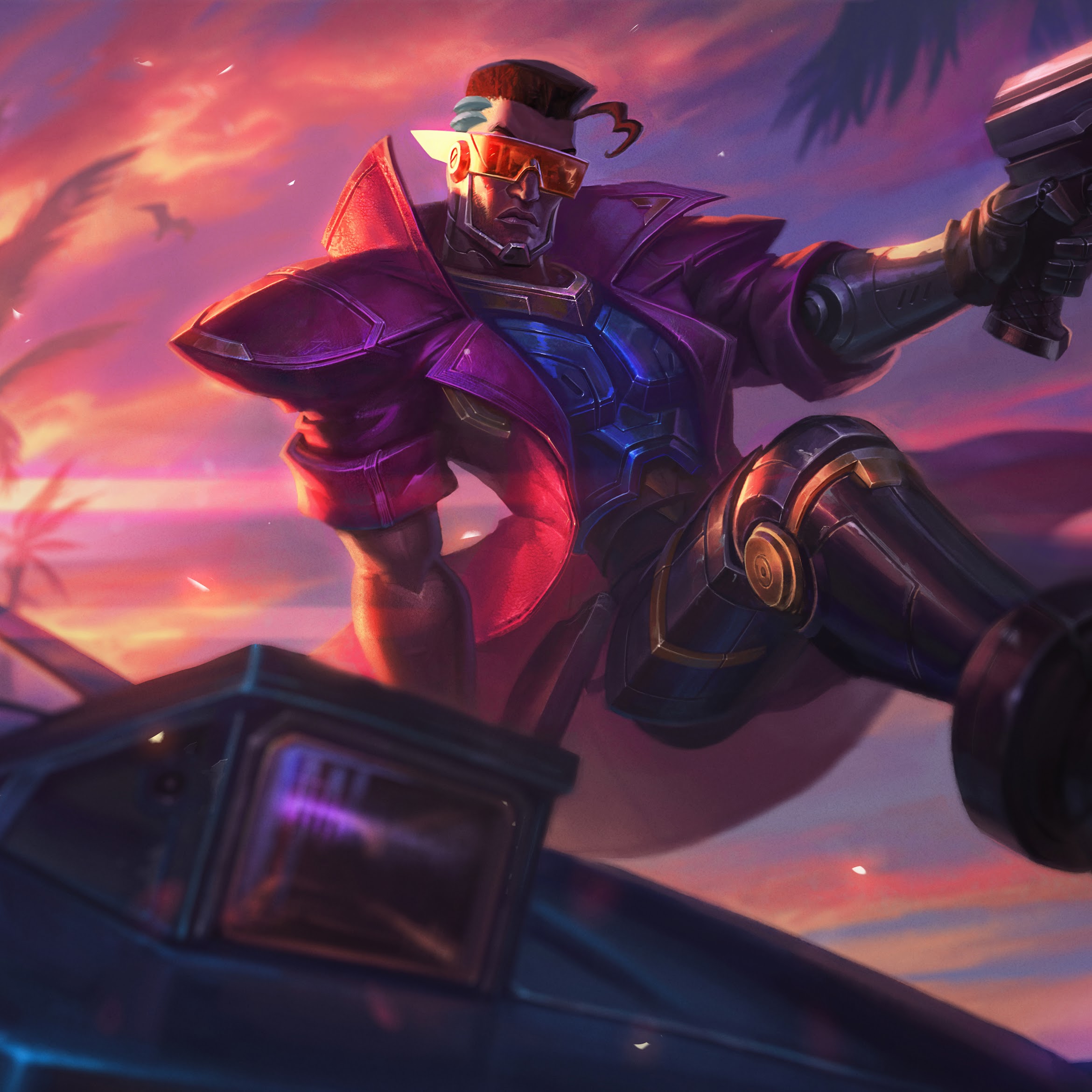 Demacia Vice Lucian, LoL, Splash Art, 4K, #129 Wallpaper PC Desktop