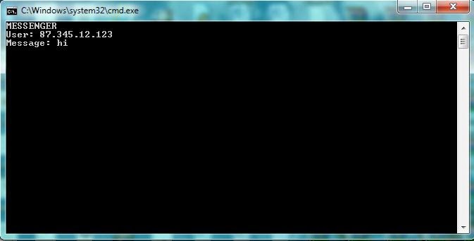 How to make chat with command prompt (cmd) ~ H Tutorial