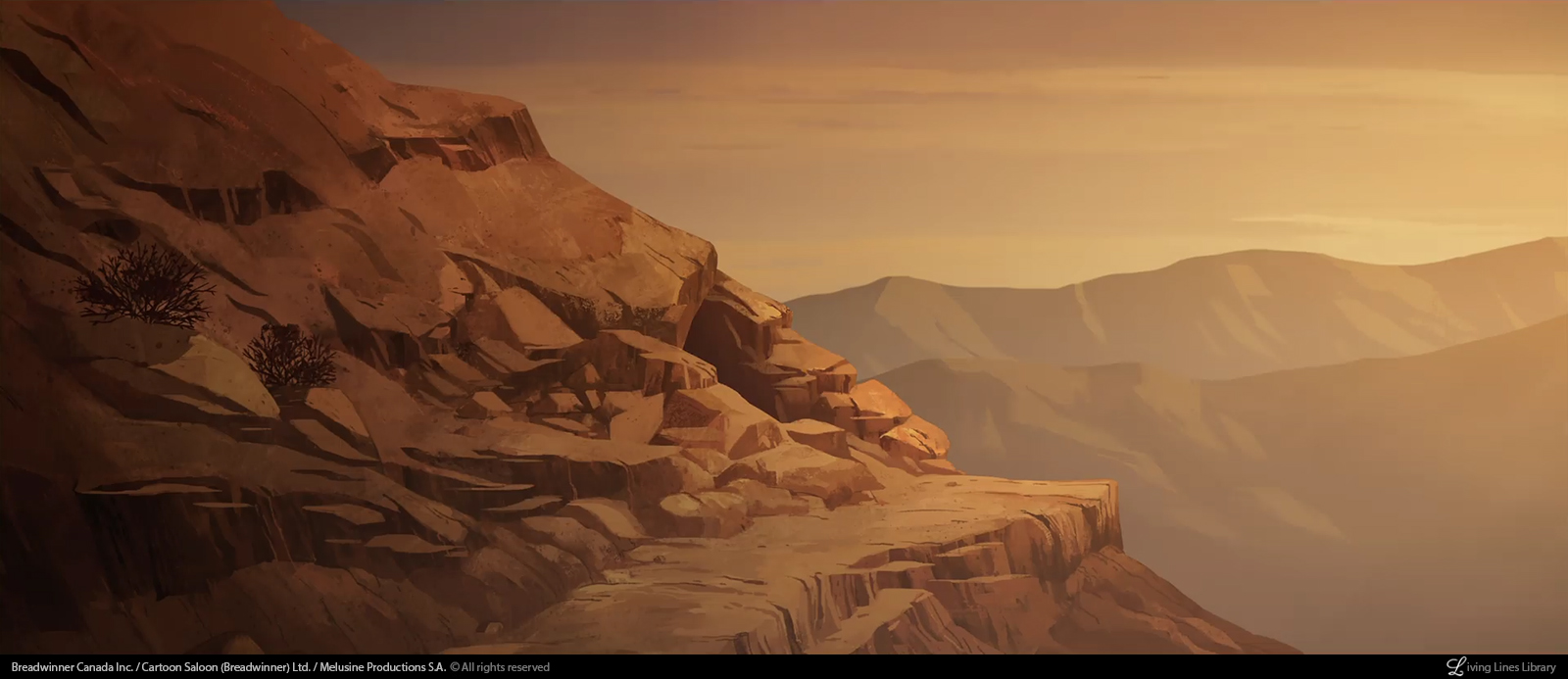 Living Lines Library: The Breadwinner (2017) - Concept & Production Art