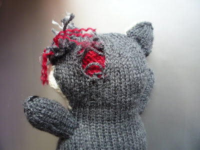 Knit for Victory: Bayou Arcana's One-Eyed Raccoon