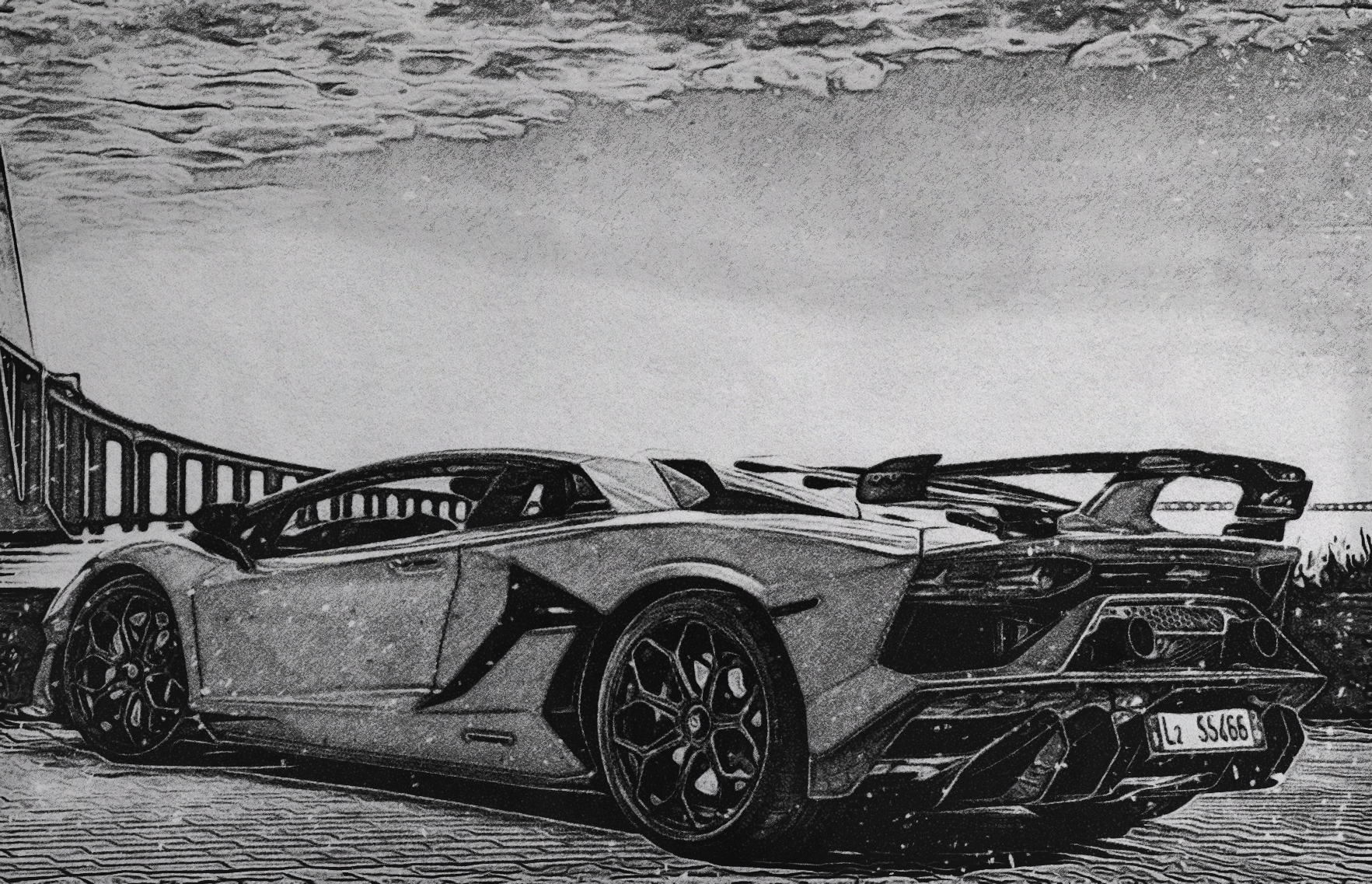 2019 Lamborghini Aventador SVJ 63 Sketches and Images