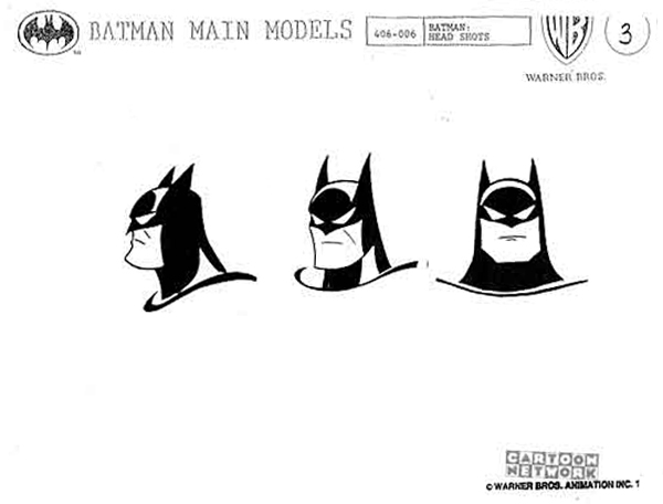 Living Lines Library: Batman (TV Series 1992–1995) - Model Sheets ...