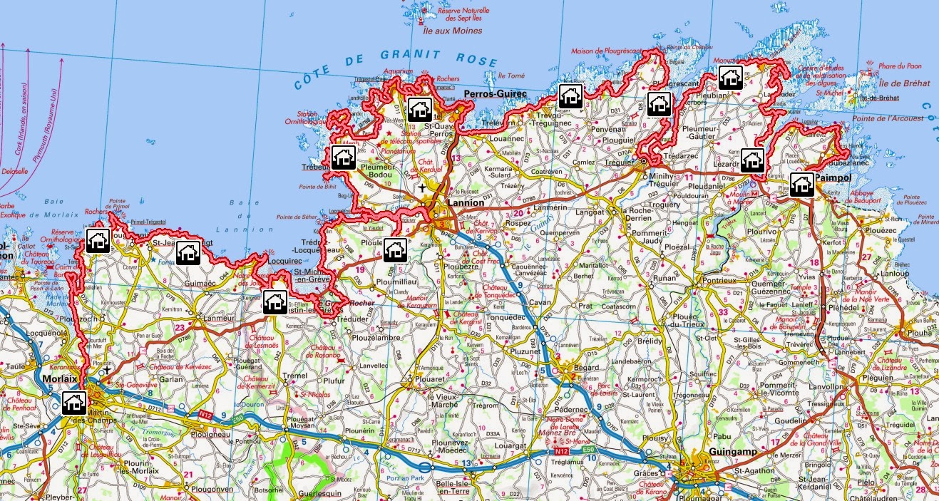 Le Marcheur Français: GR 34, sentier des douaniers en Bretagne