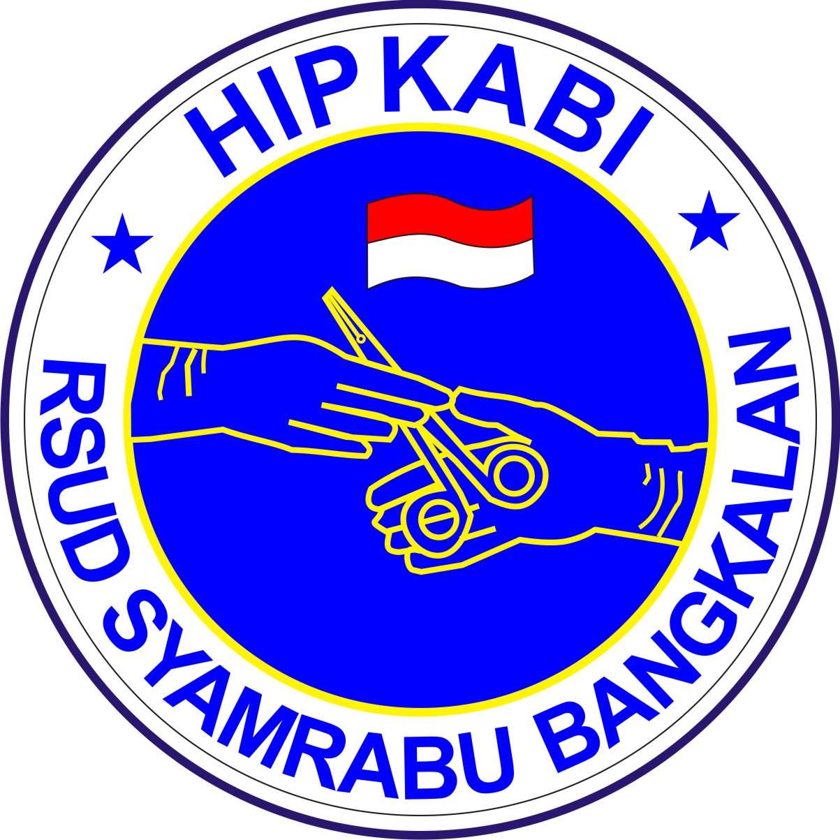 mihardi77: Logo HIPKABI dan IBS RSUD Syamrabu Bangkalan