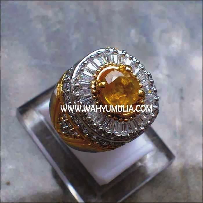 Cincin Permata Yellow Safir (SOLD) , Toko Batu Permata , Jual Batu ...