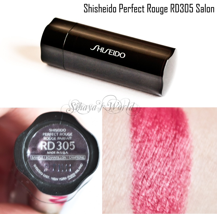Shiseido Perfect Rouge RD305 Salon | Sihaya's World