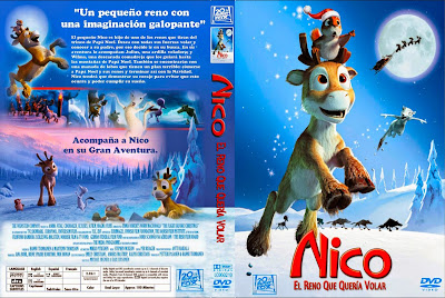 Caratulas y etiquetas: Nico el reno que queria volar
