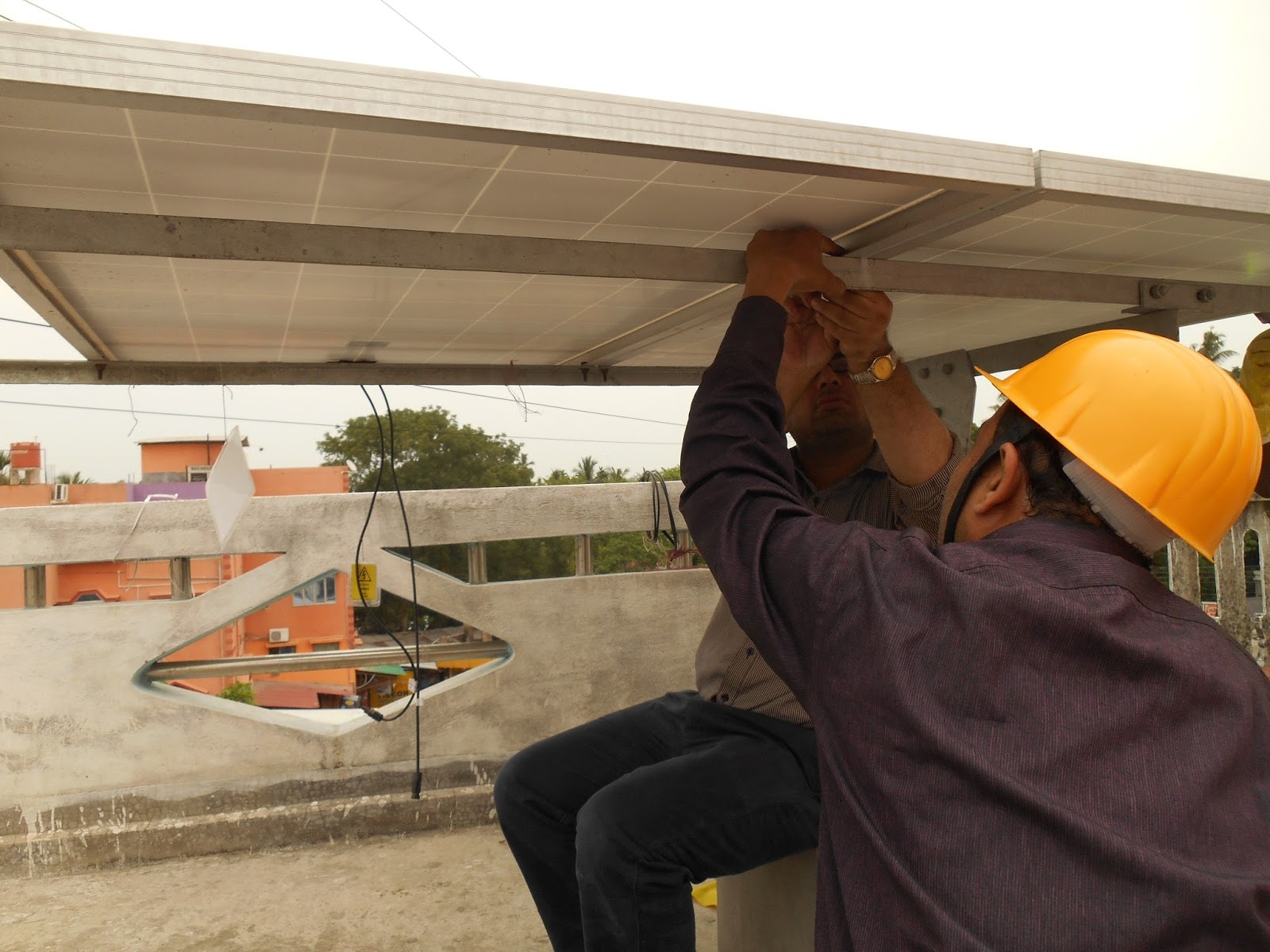 Rooftop PV Power Plant Installation Practical Training at IST, Solar ...