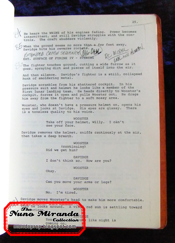 Nuno Miranda's Original Film & TV Props Collection: Enemy Mine (1985 ...