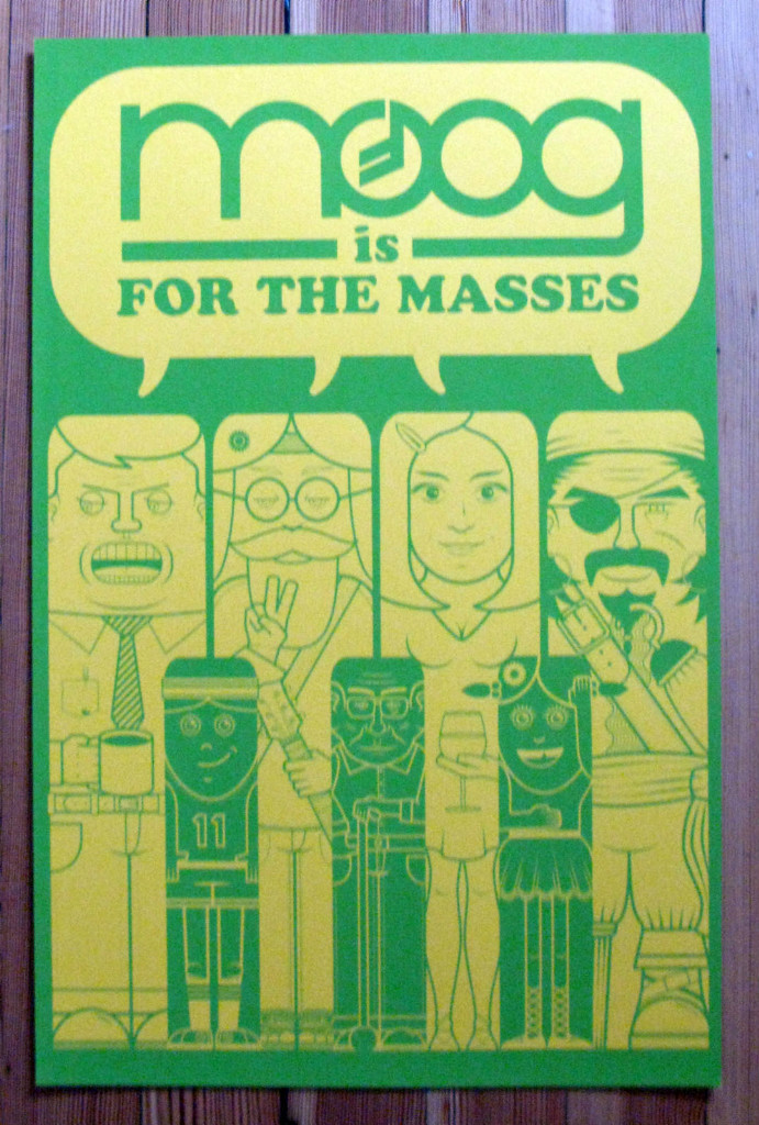 MATRIXSYNTH: Signed Moogest Poster Art for Bob Moog Foundation