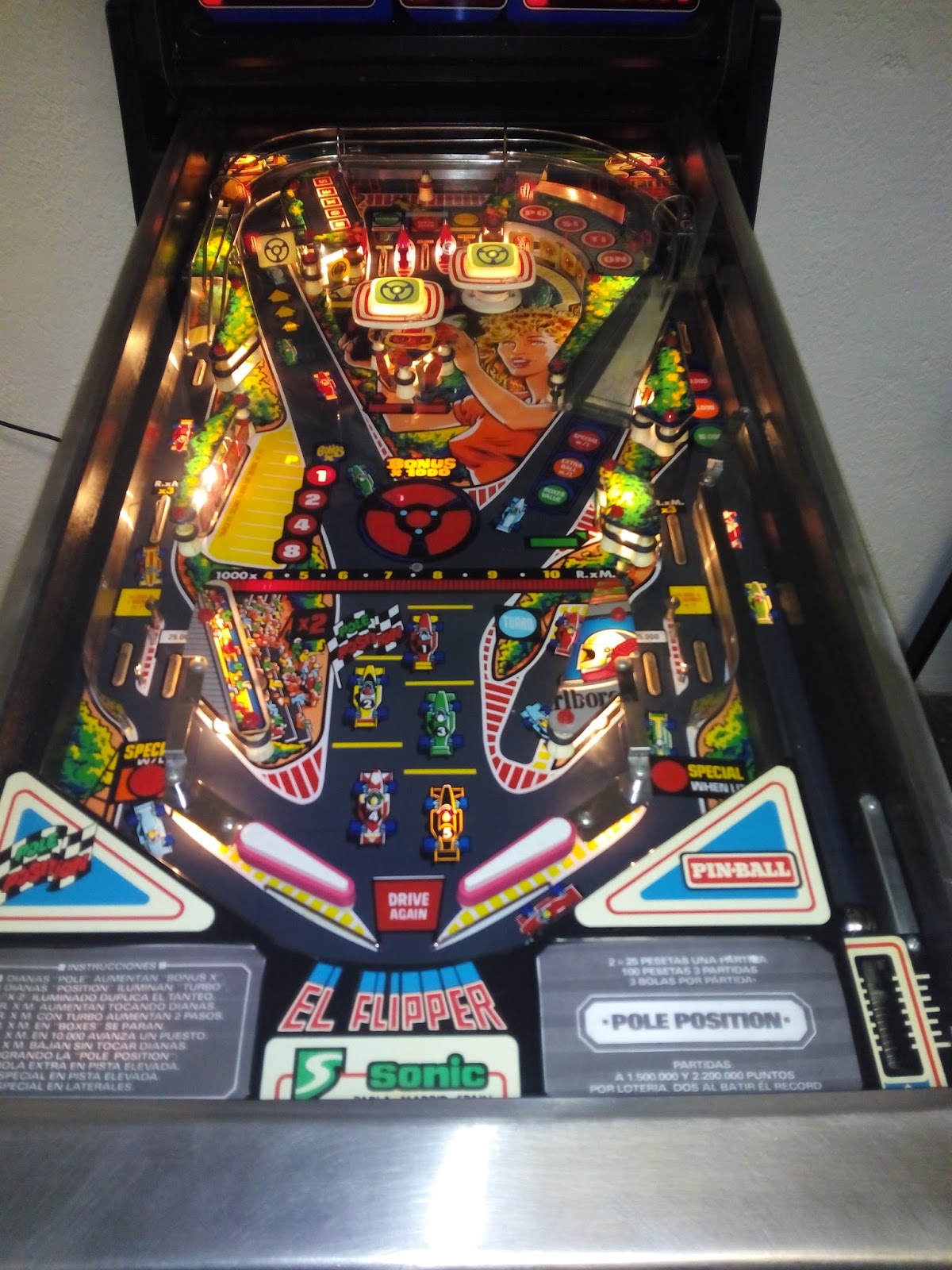 RECREATIVOS LIDER S.A.: PINBALL RESTAURADAS // SEGUNDAMANO