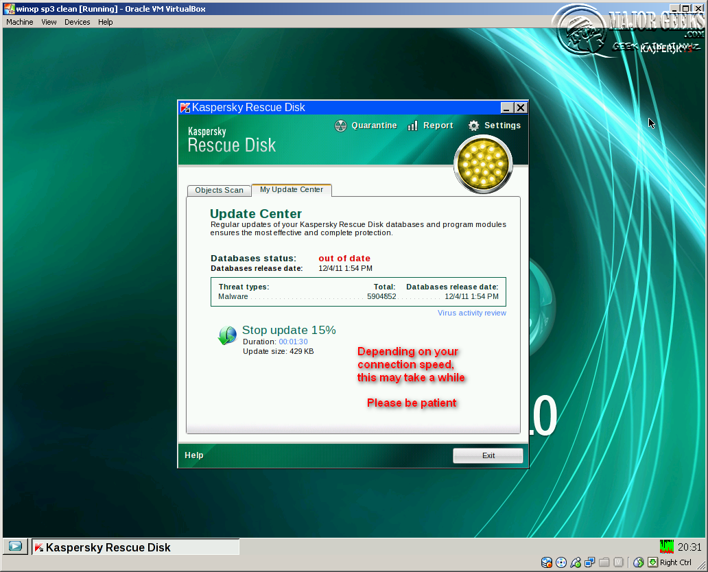 Malware Analysis and Removal: How To: Use Kaspersky Rescue Disk To Scan ...