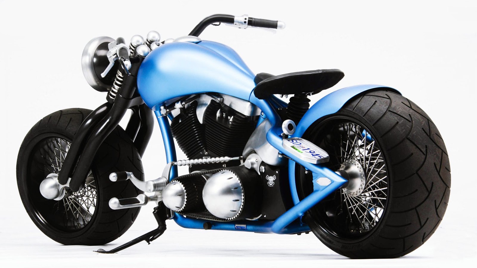 biker excalibur II: Blue Motorcycles