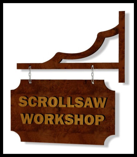 Scrollsaw Workshop: Hanging Sign Template.