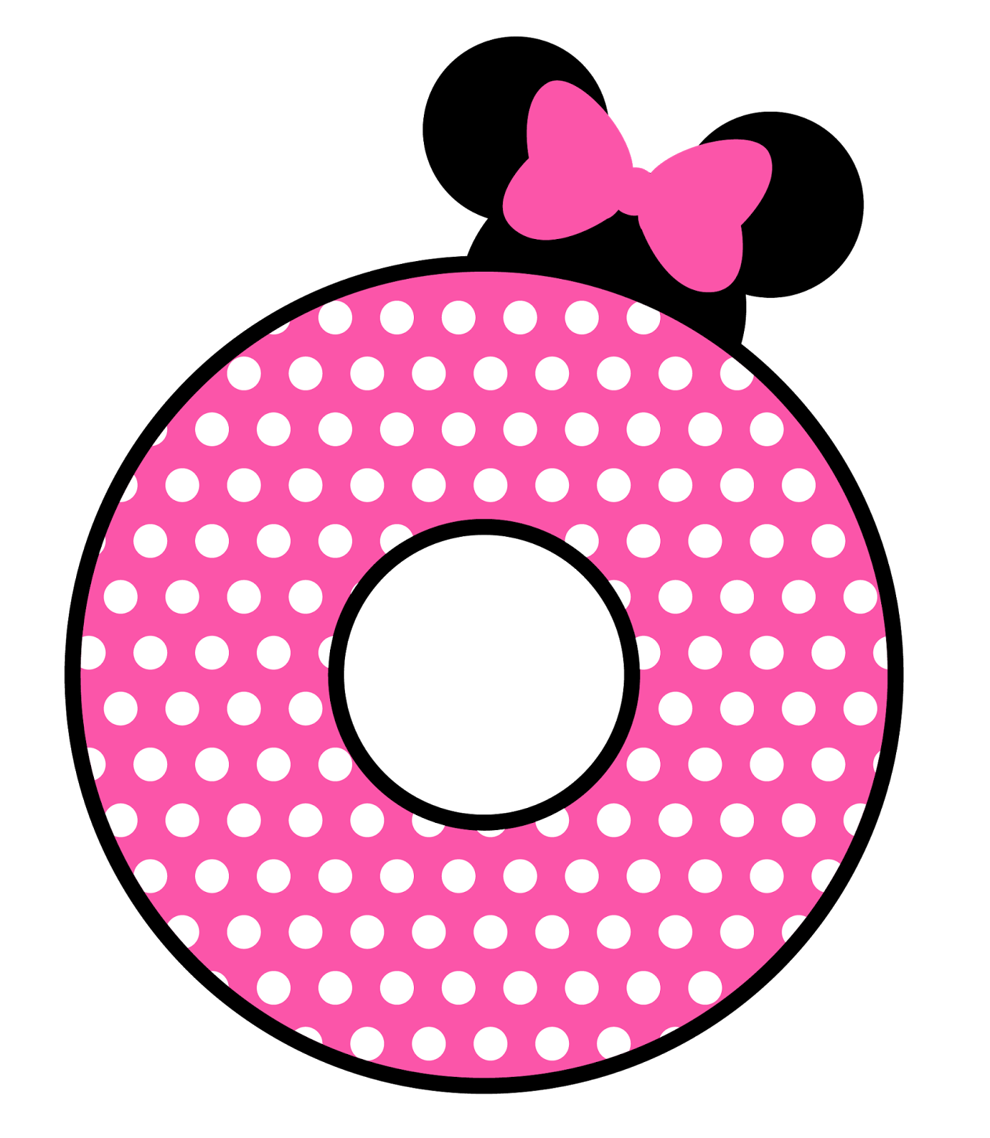 Precioso Alfabeto Tipo Minnie Rosa. - Oh my Alfabetos!