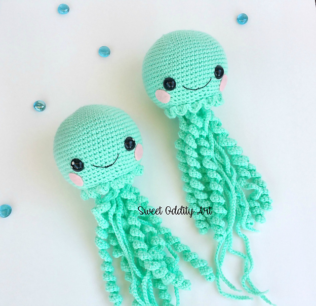 Gratis Haakpatroon Kwal - Free Crochetpattern Jellyfish